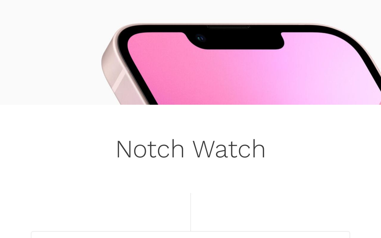 Notch Watch